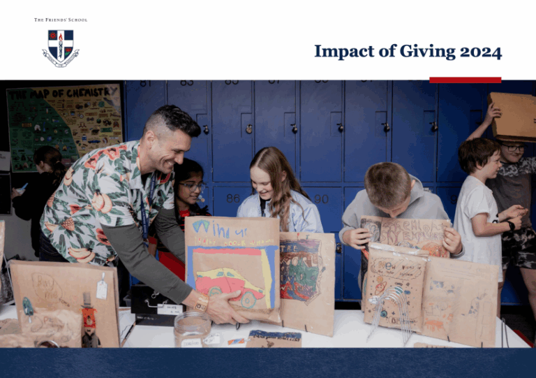 Impact of Giving Report 2024 - The Friends' School